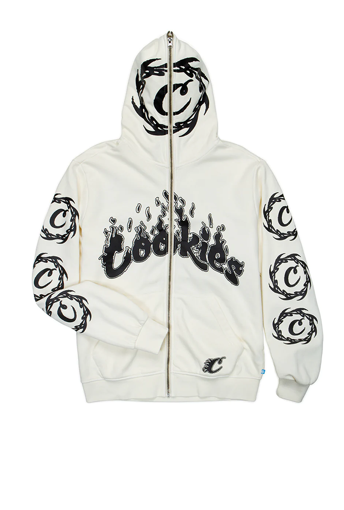 Cookies Slow Burn Pigment Dyed Zip Fleece Hoodie – Mainland Skate & Surf