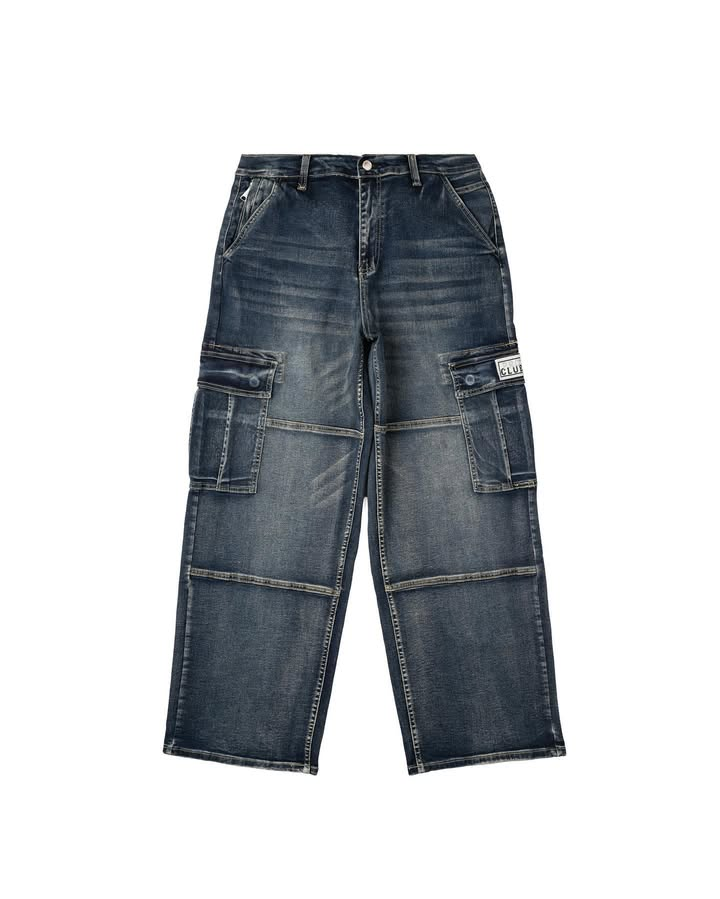 Pro Club Men's Heavyweight Baggy Fit Denim Cargo Pants – Mainland Skate ...