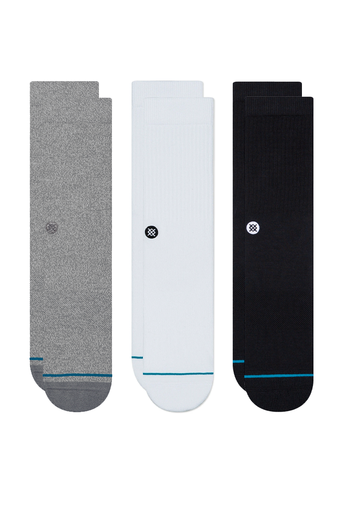 Stance Icon Crew 3 Pack Socks – Mainland Skate & Surf