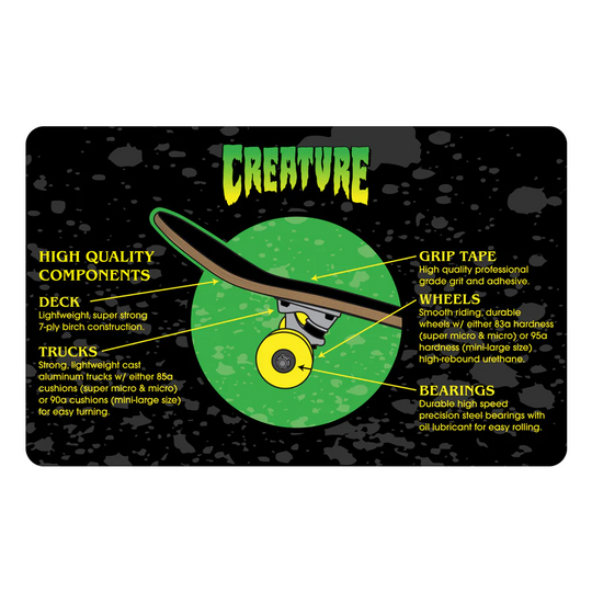 Creature Prowler Full Complete Skateboard 8.0" – Mainland Skate & Surf