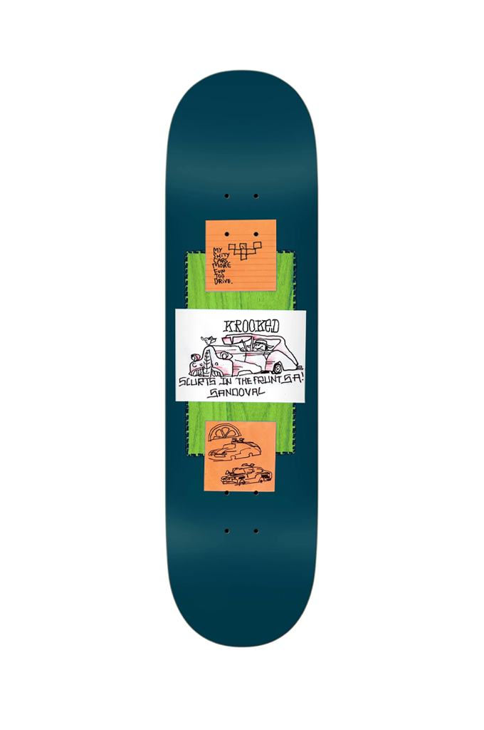 Krooked Sandoval More Fun Deck 8.5" – Mainland Skate & Surf