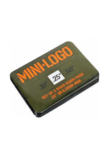 Mini Logo Rigid Riser Pads .25" – Mainland Skate & Surf